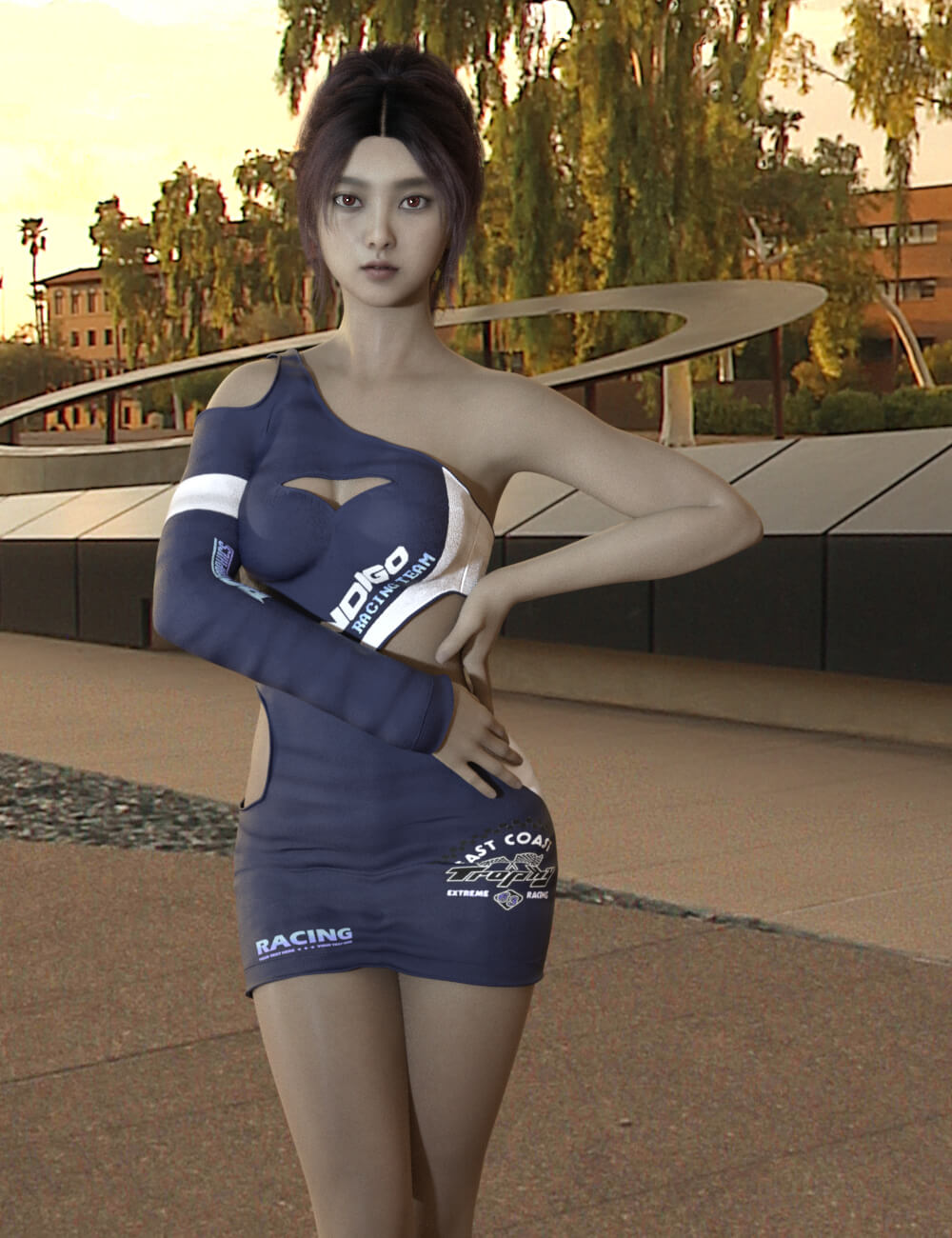 Yu-Hwa for Genesis 8 Female Daz Content by Sakhow