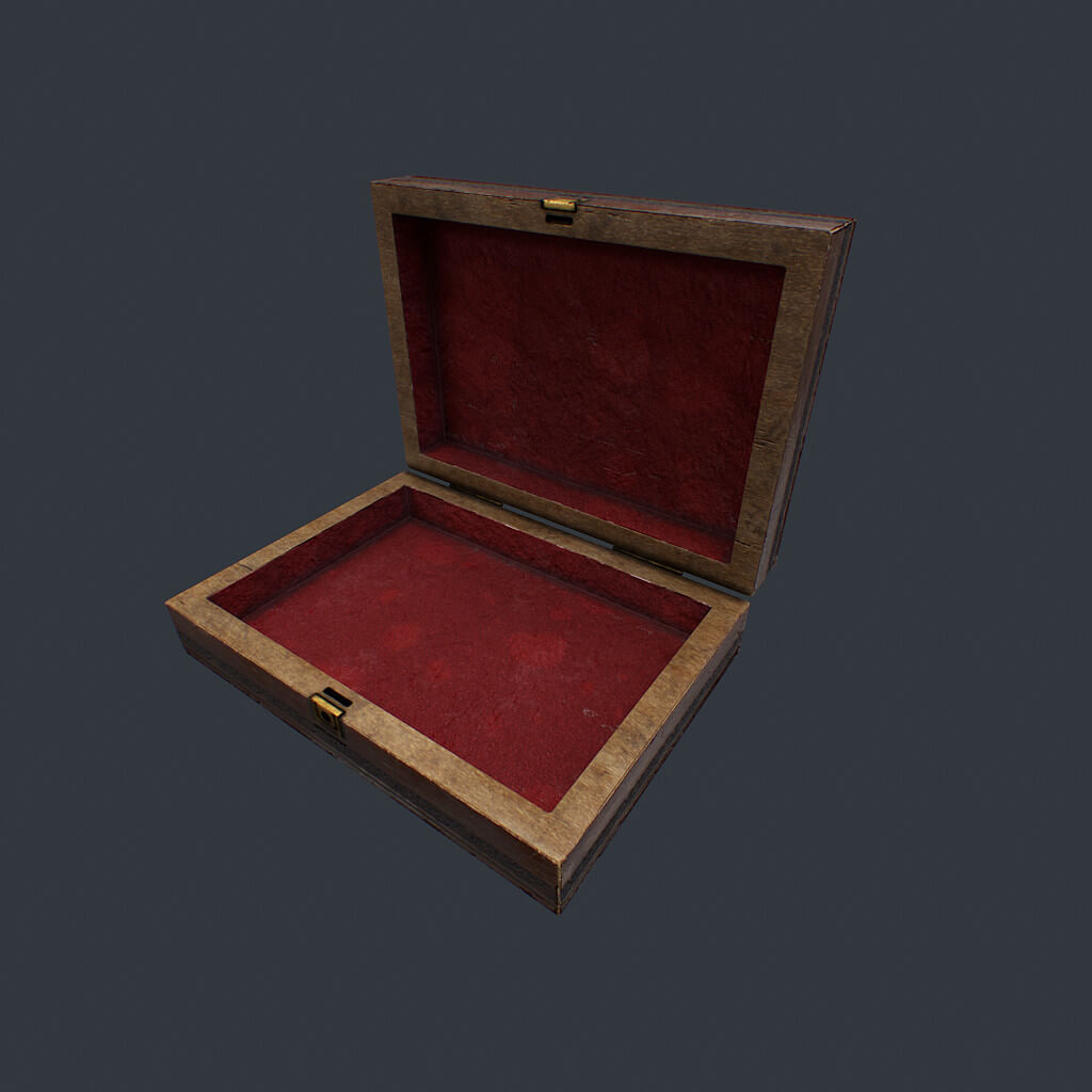 Antique Box - 3D Model by salex