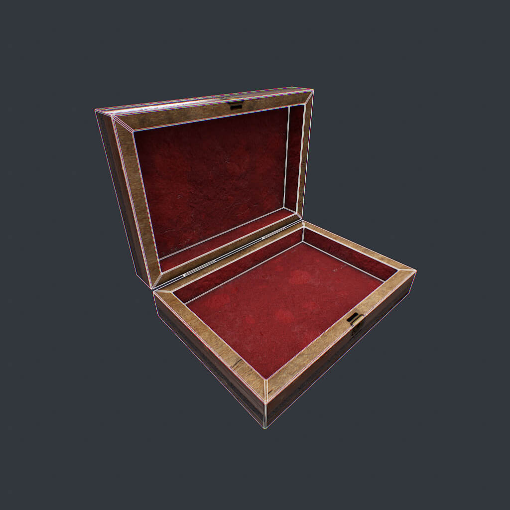 Antique Box - 3D Model by salex