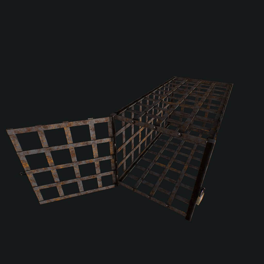Old Metal Cage - 3D Model by salex