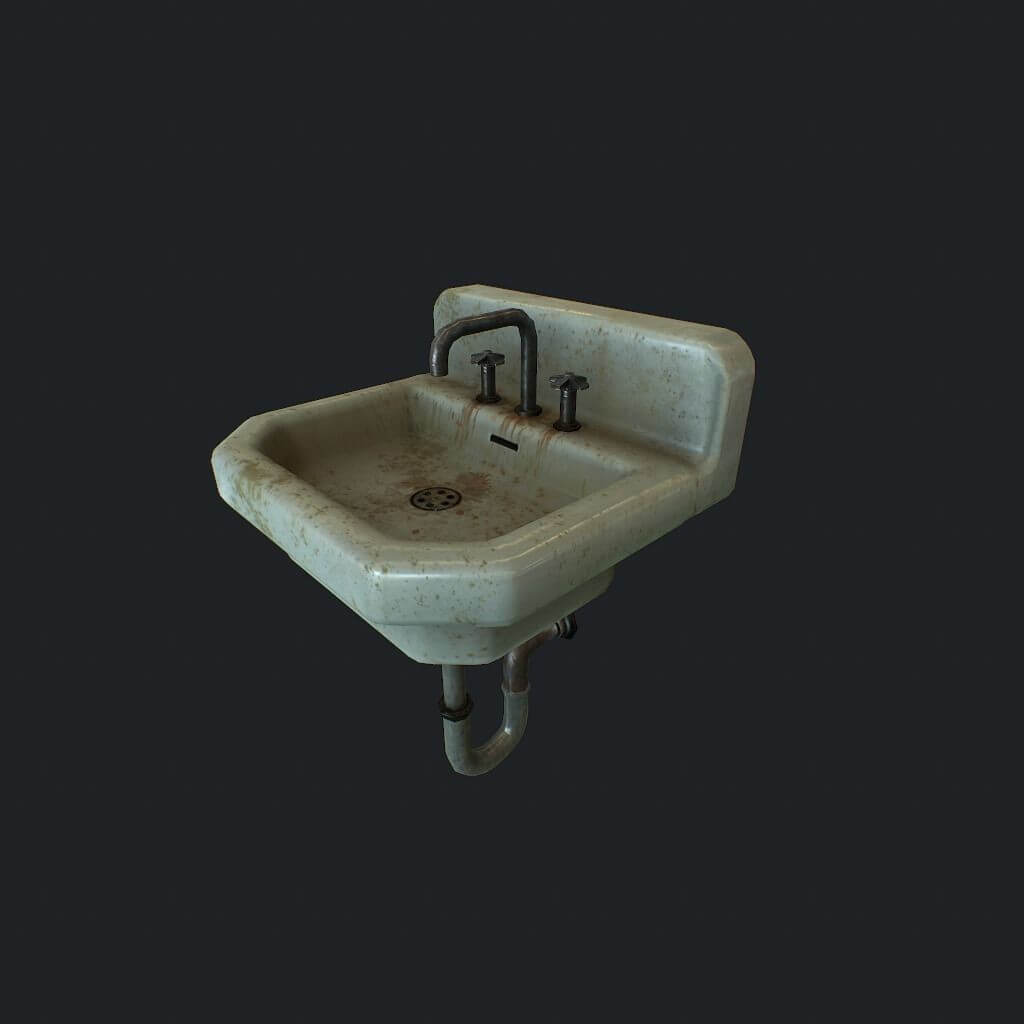 Dirty Sink - 3D Model by salex