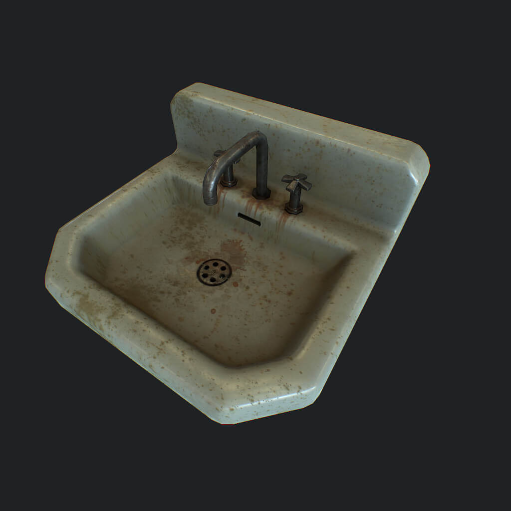 Dirty Sink - 3D Model by salex