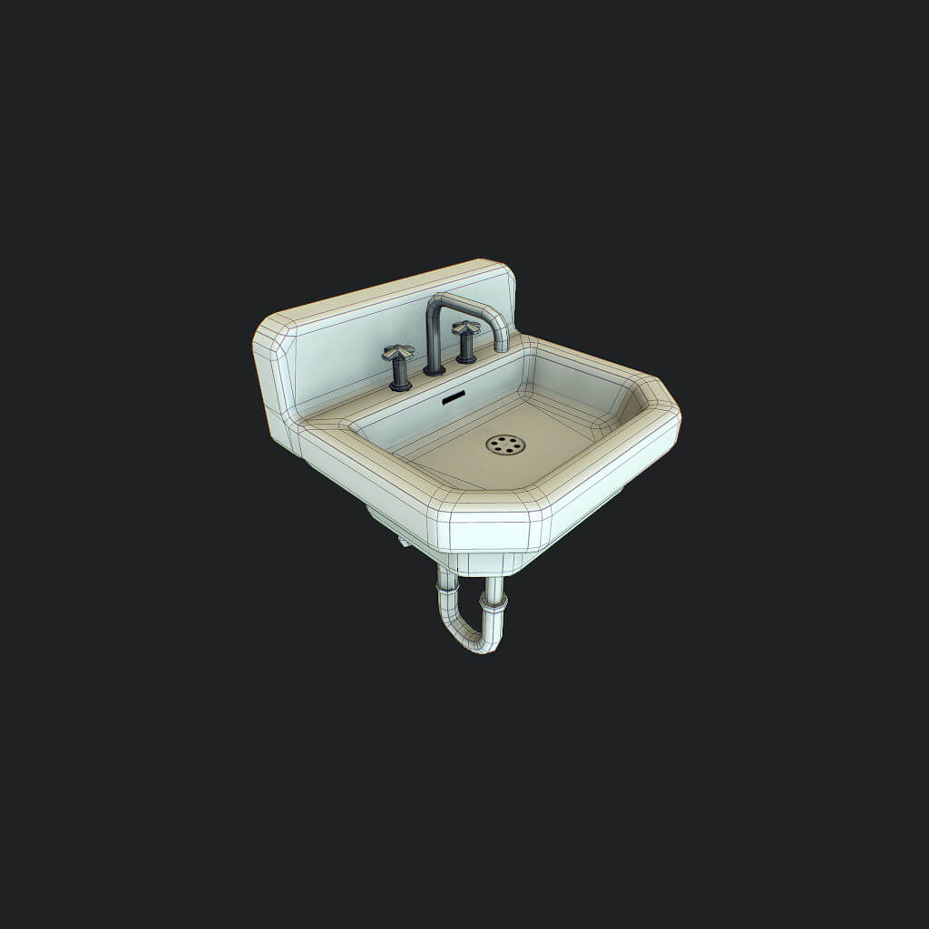 Dirty Sink - 3D Model by salex