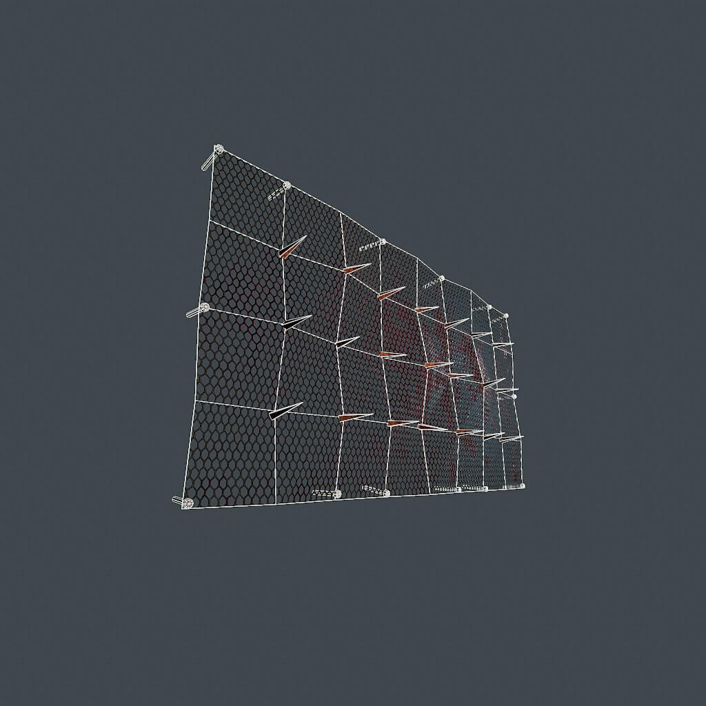 Wire Spikes - 3D Model by salex