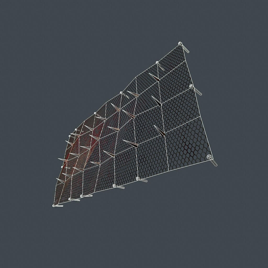 Wire Spikes - 3D Model by salex