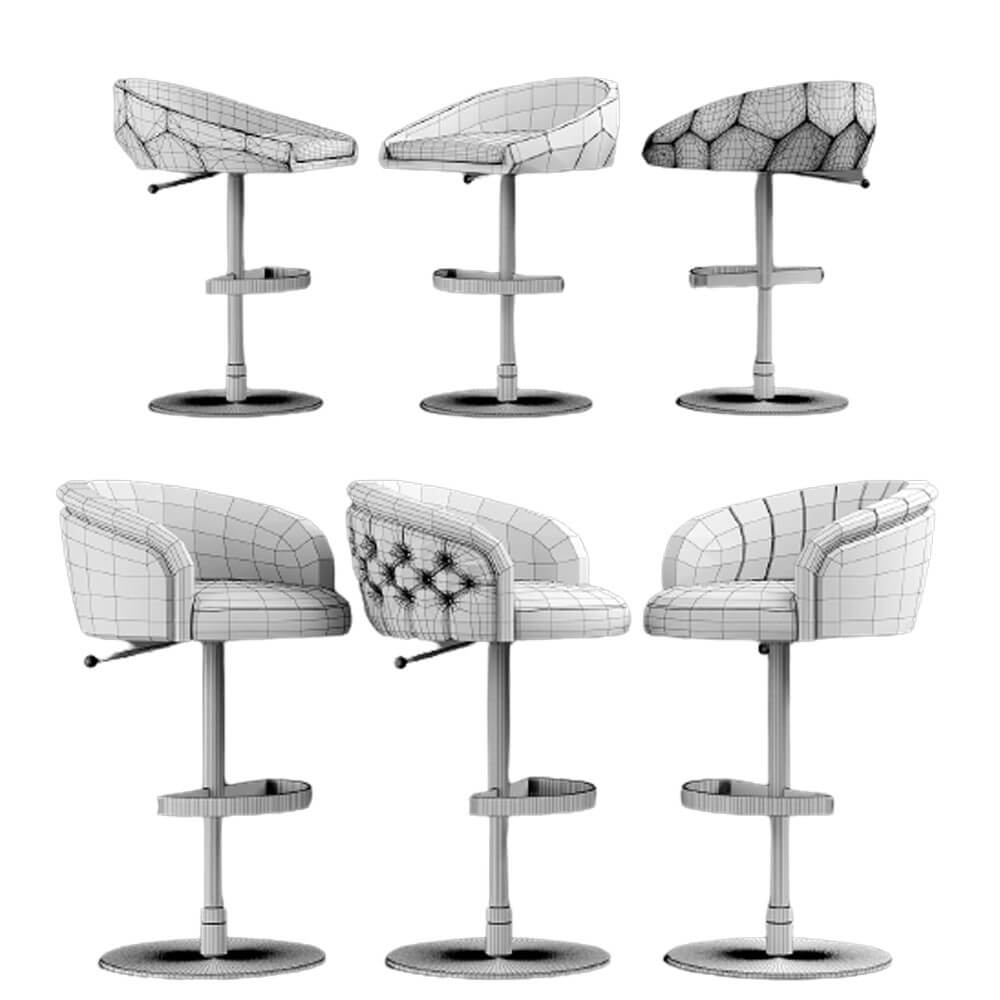 Modern Fantasy Chair - 3D Model by sali111