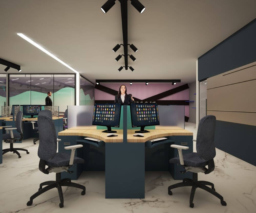 Workstations - 3D Model by Salman Sk