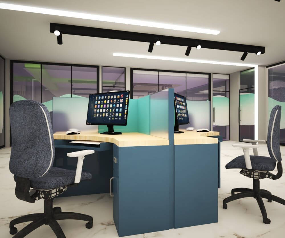 Workstations - 3D Model by Salman Sk