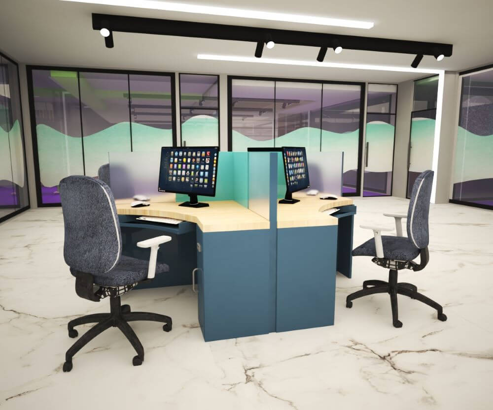 Workstations - 3D Model by Salman Sk