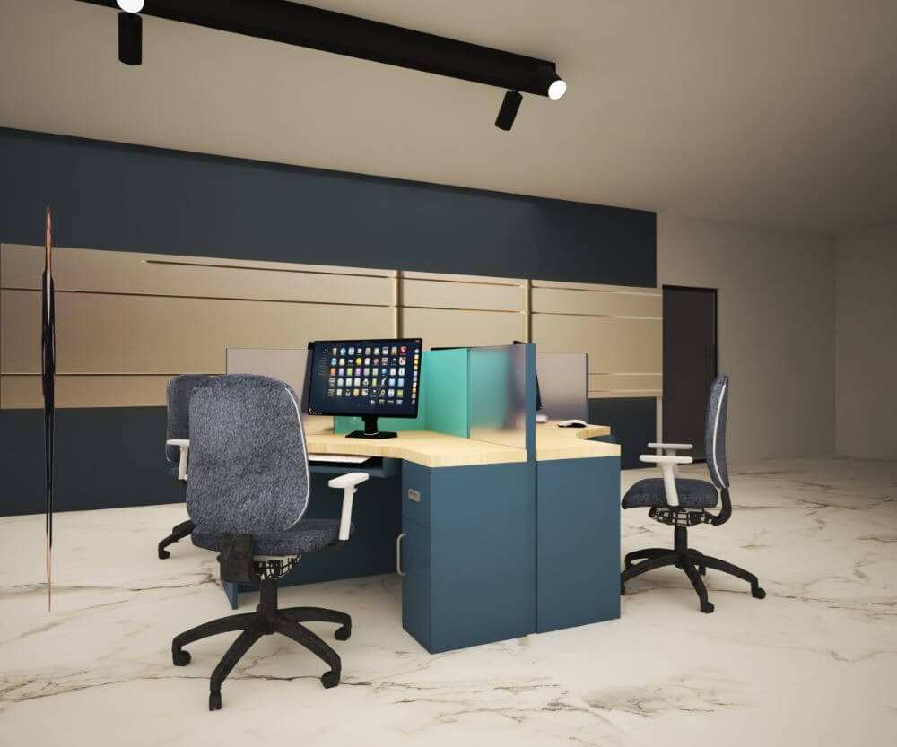 Workstations - 3D Model by Salman Sk