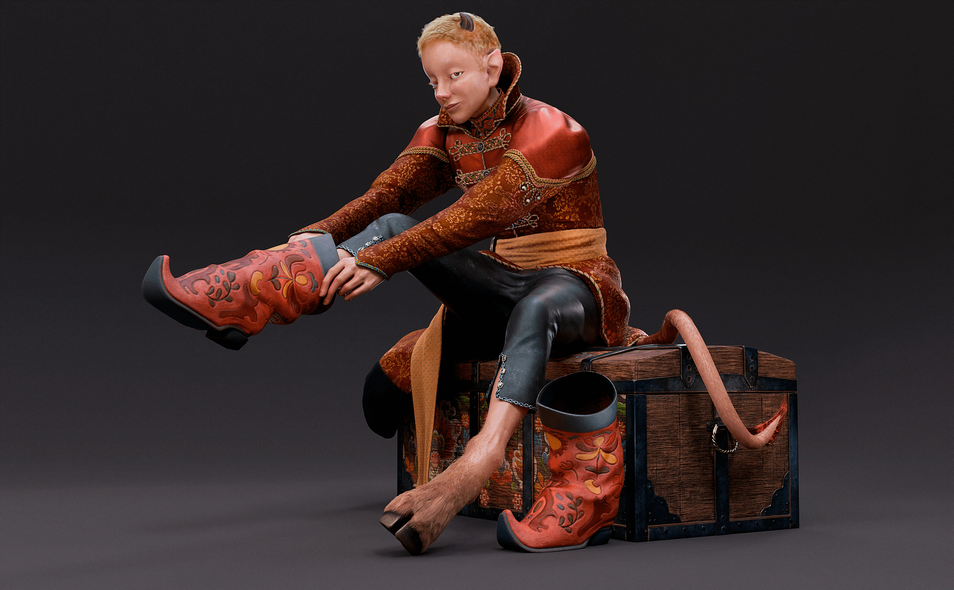 Under Disguise 3D Render, Digital Art by Samantha 08