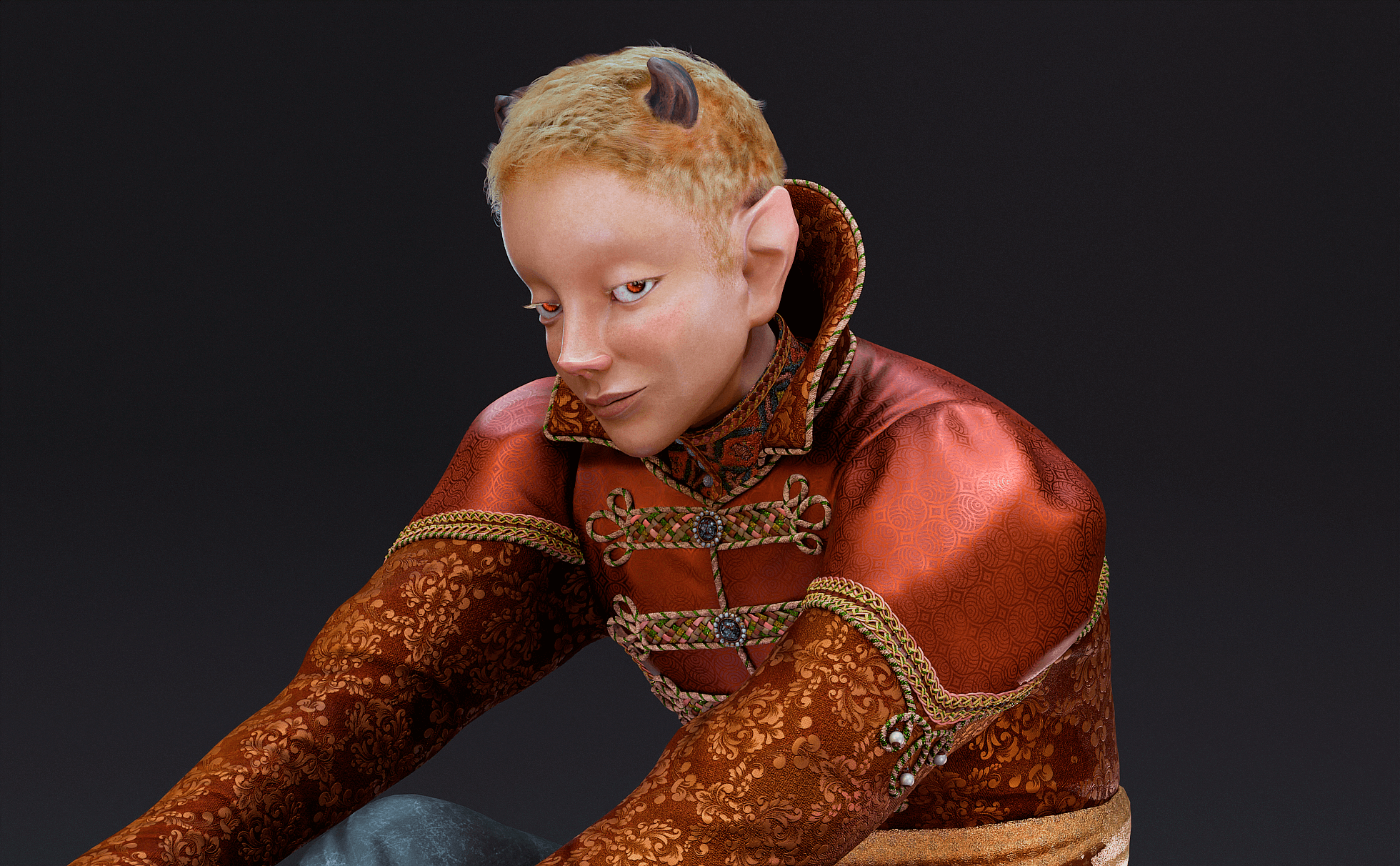 Under Disguise 3D Render, Digital Art by Samantha 08