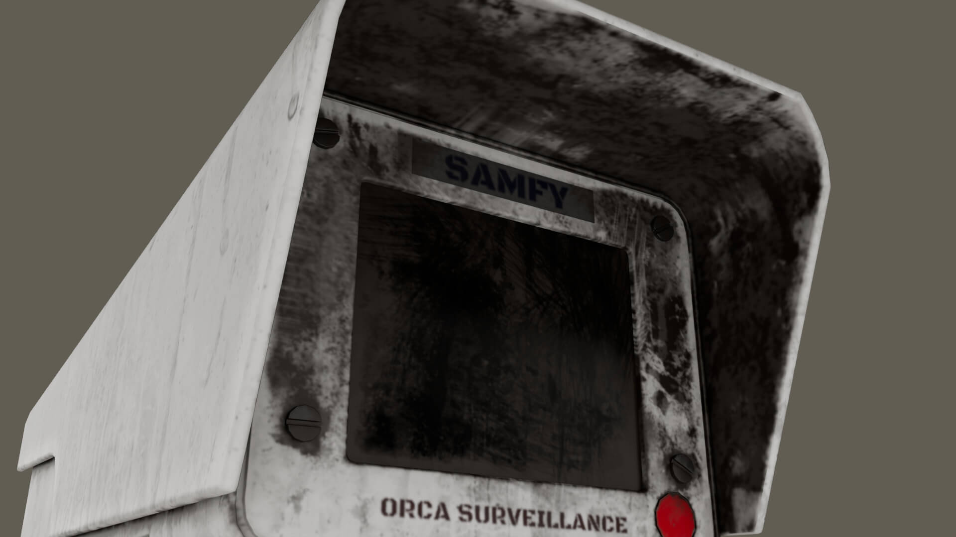 CCTV Camera Low Poly 3D Model by samfy