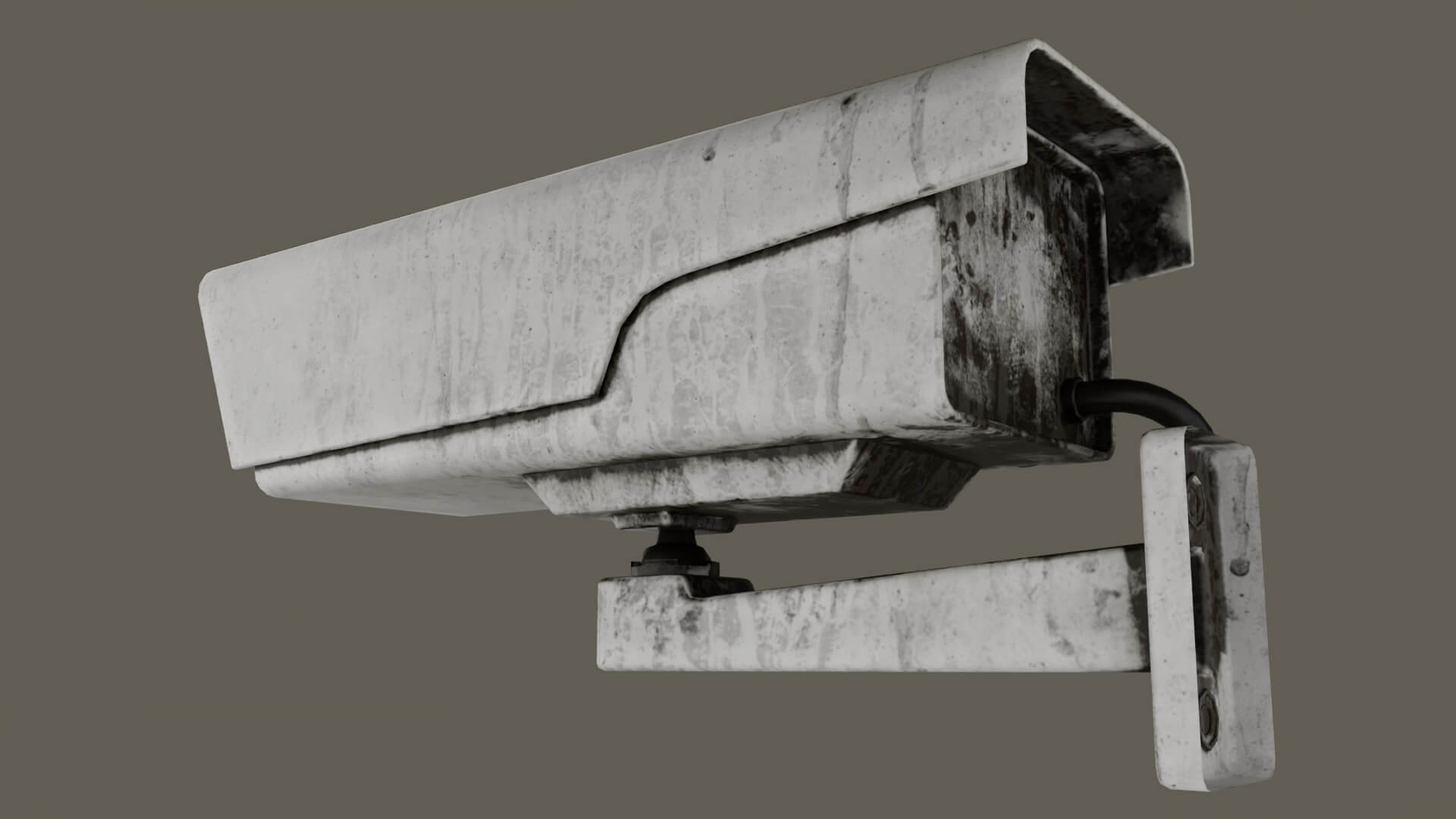 Cctv Camera Low Poly 3d Model By Samfy