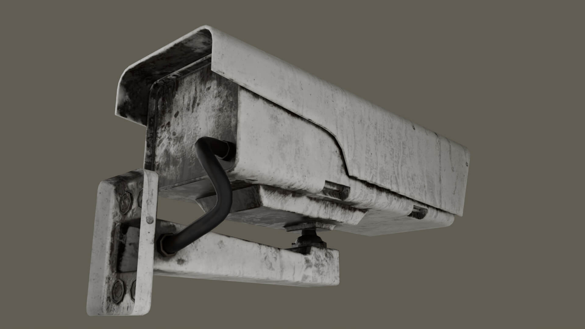 CCTV Camera Low Poly 3D Model by samfy