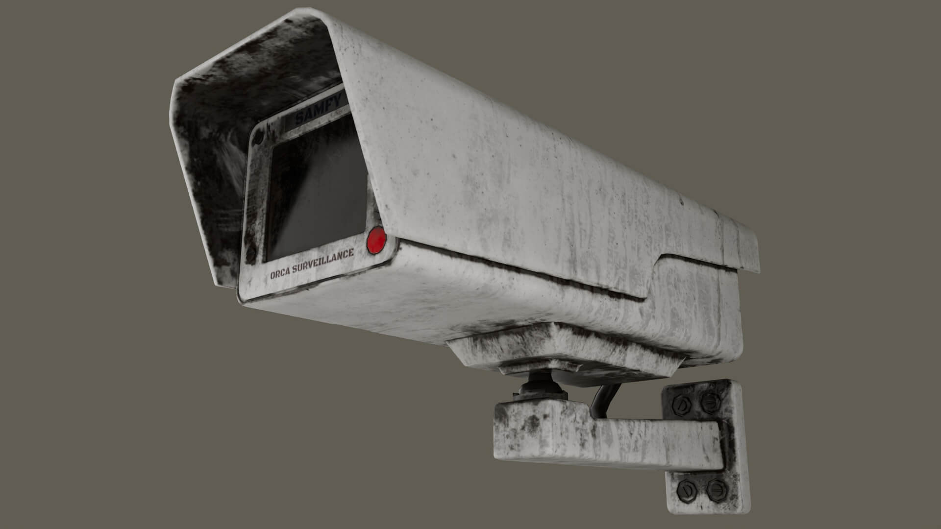 CCTV Camera Low Poly 3D Model by samfy