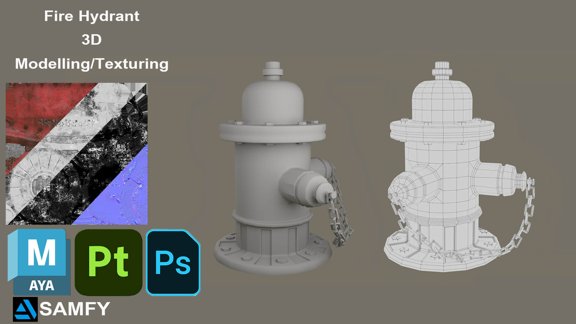 Fire Hydrant 3D Model by samfy