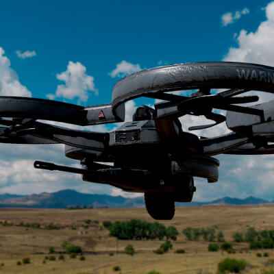 Military Gunner Drone - 3D Model by samfy