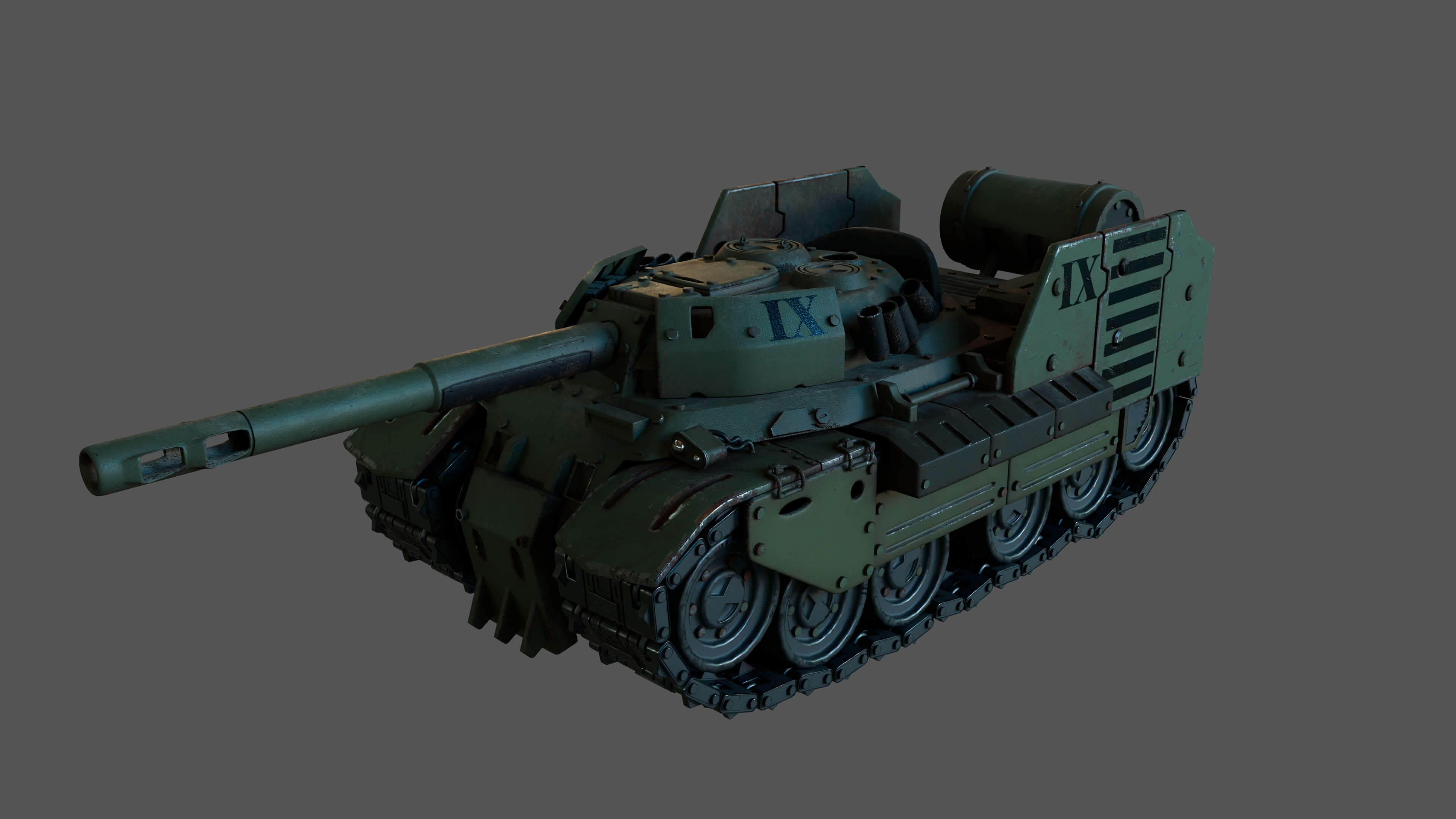 Military Tank - 3D Model by samfy