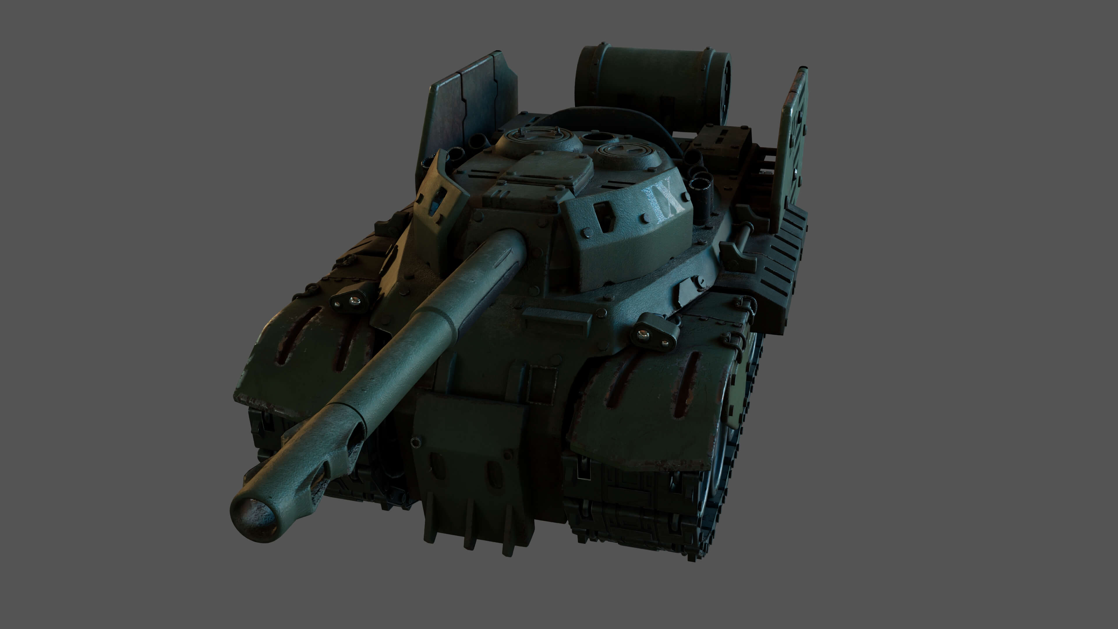 Military Tank - 3D Model by samfy