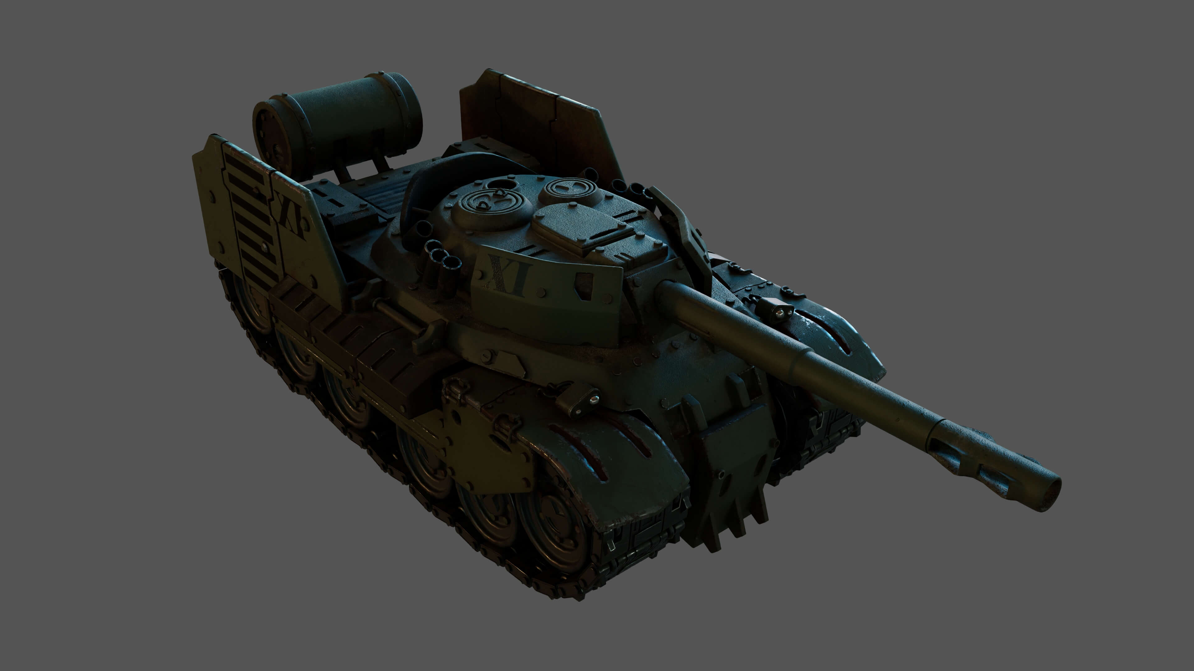 Military Tank - 3D Model by samfy