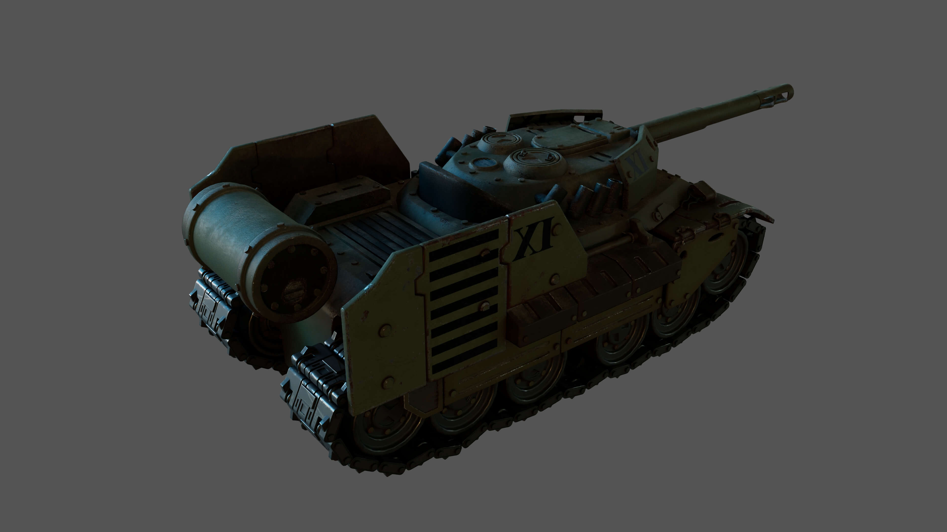 Military Tank - 3D Model by samfy