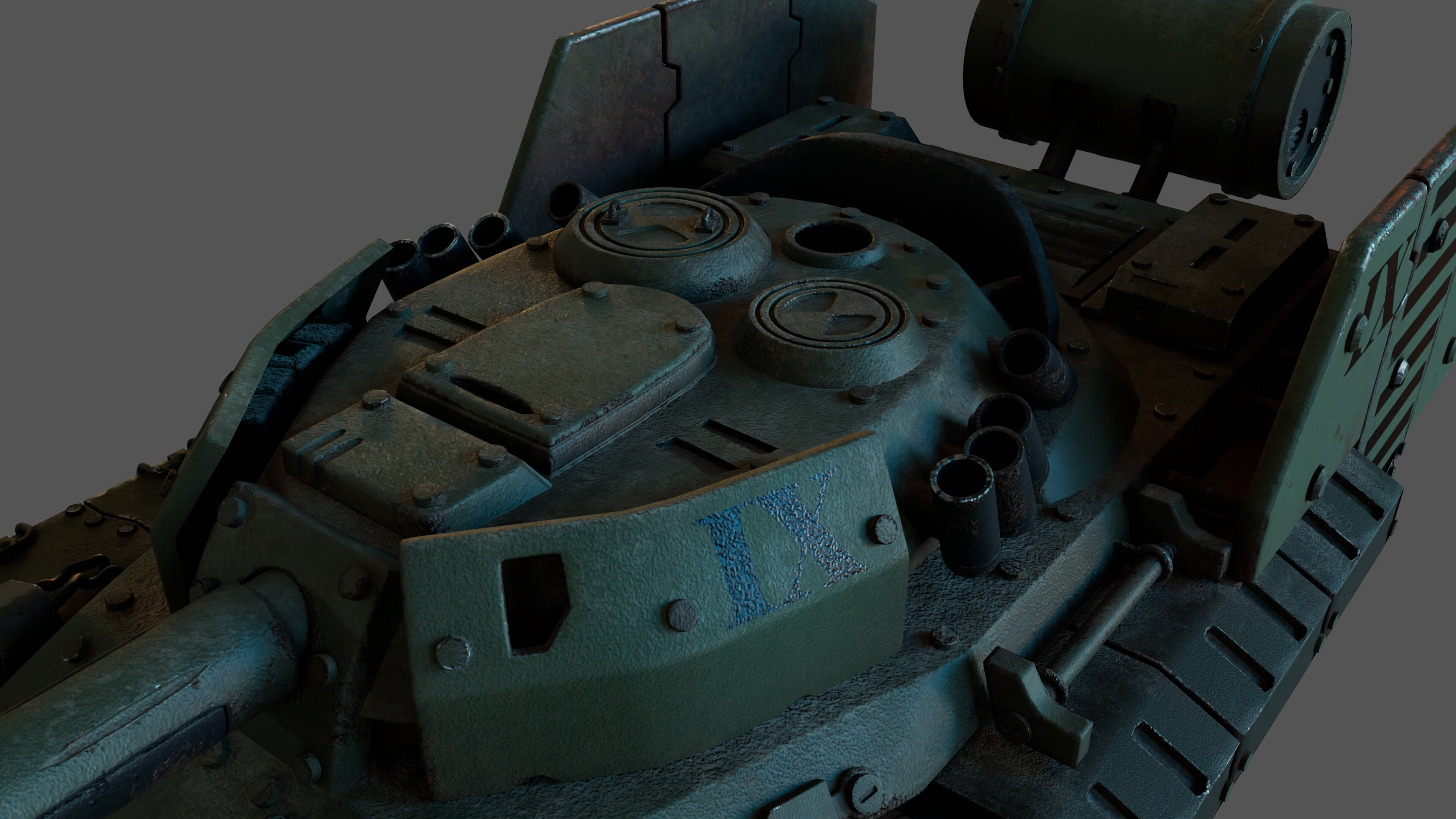 Military Tank - 3D Model by samfy