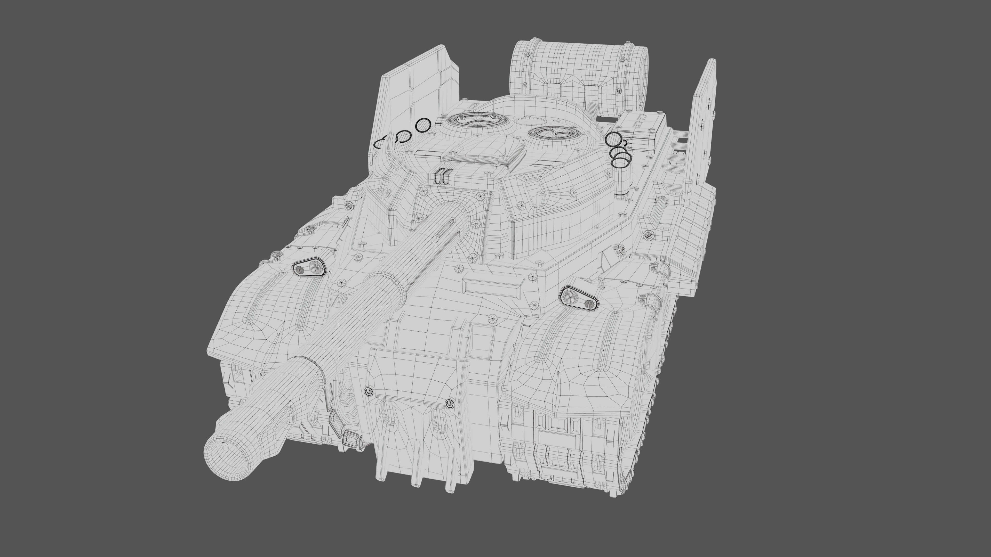 Military Tank - 3D Model by samfy