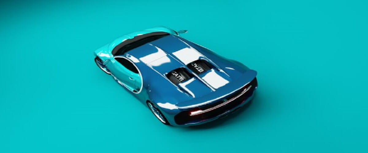 Bugatti Chiron 3D Render, Digital Art by samilow14