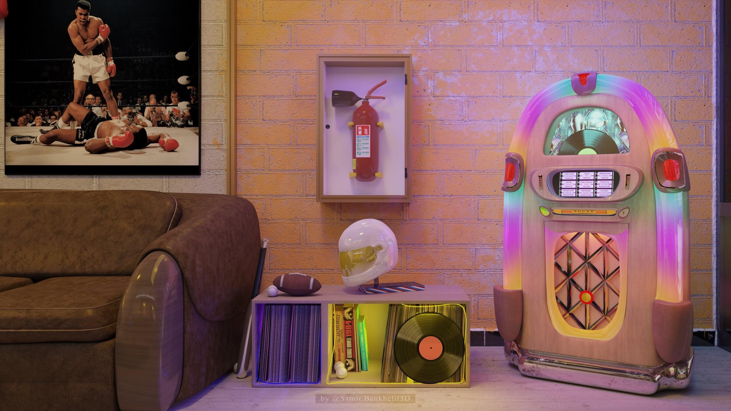 Jukebox - 3D Model by samirbenkhelil