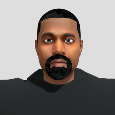 Kanye West Rigged Avatar FBX - 3D Model by Sammyharts
