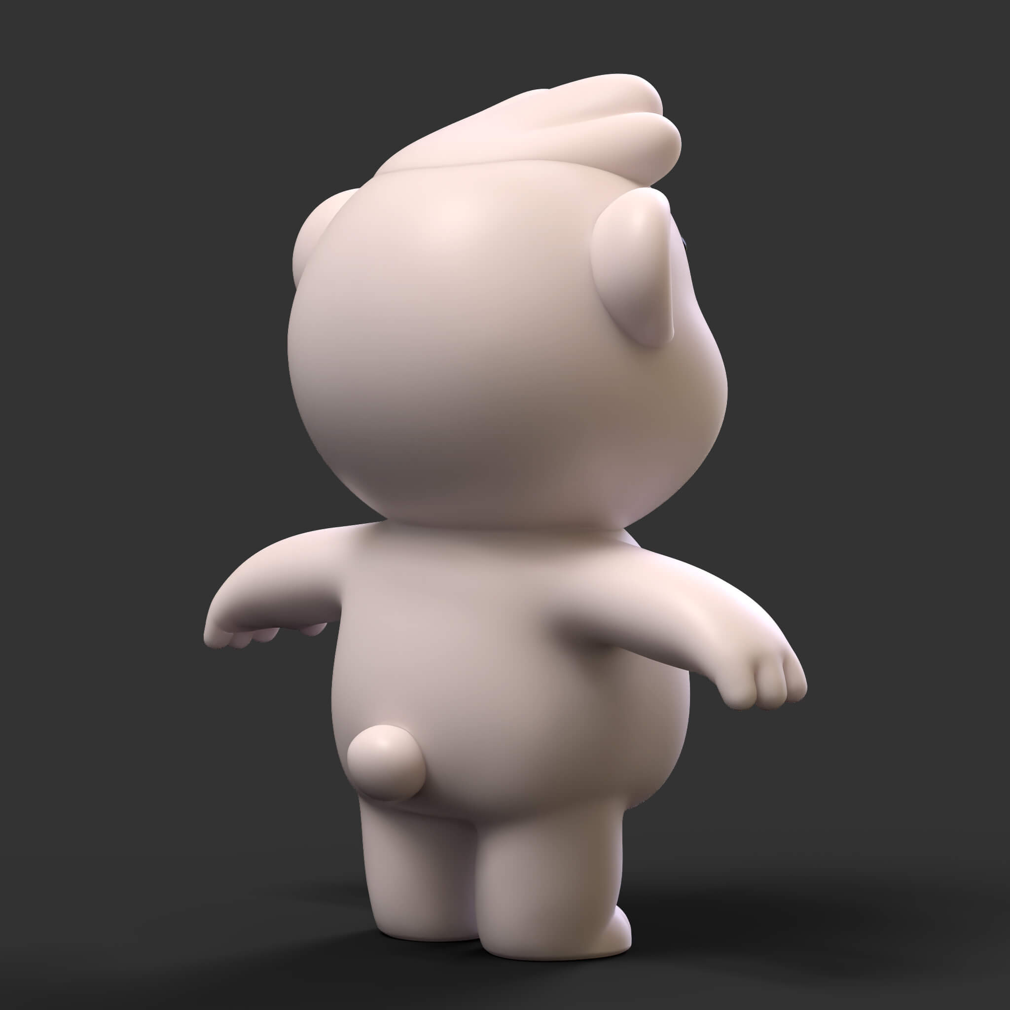 Cartoon Bear - 3D Model by samsimsom