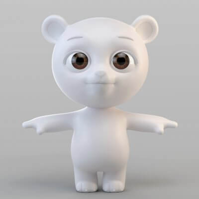 Cartoon Biped Cat - 3D Model by samsimsom