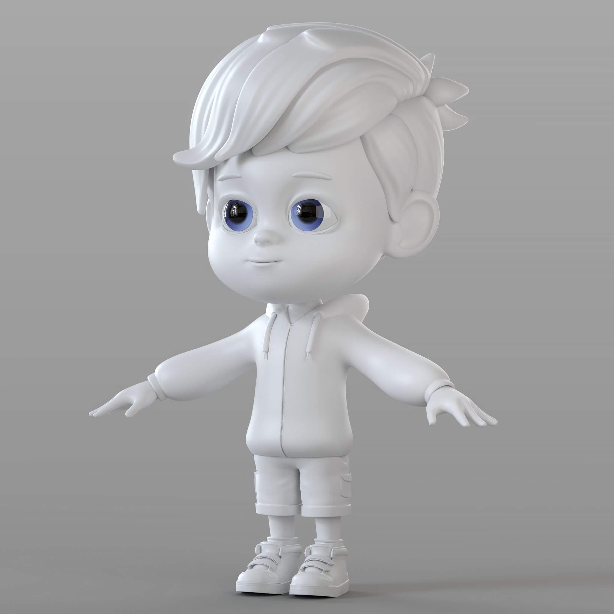 Cartoon Character Arnold 3d Model By Samsimsom