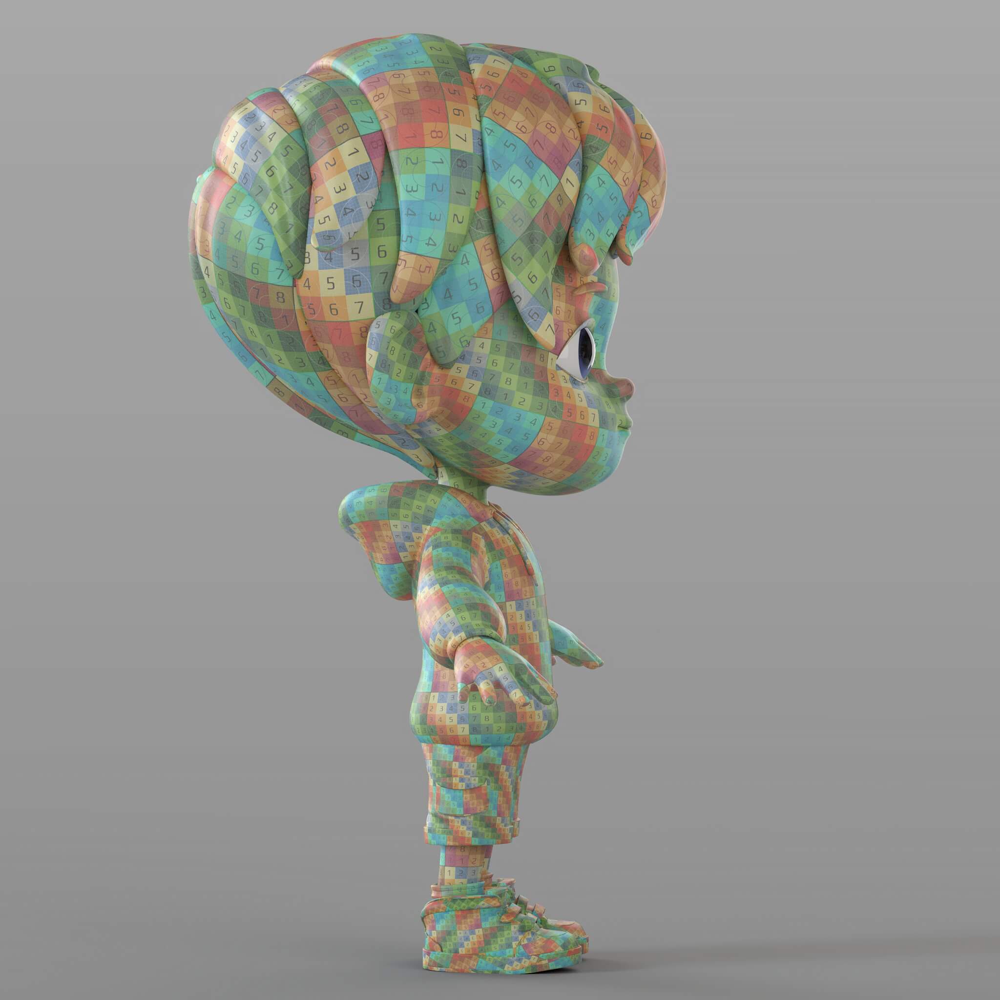Cartoon Character Arnold 3d Model By Samsimsom