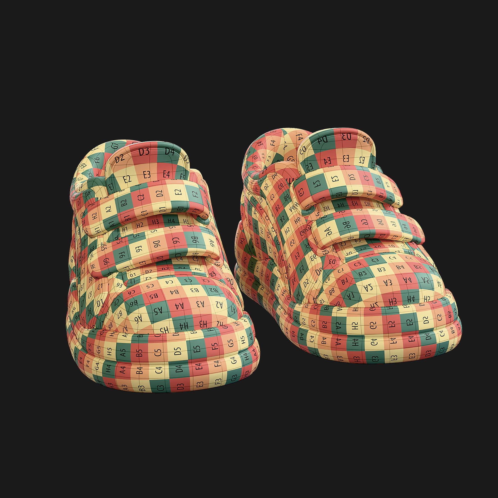 Cartoon Sport Shoes Activeease - 3D Model by samsimsom
