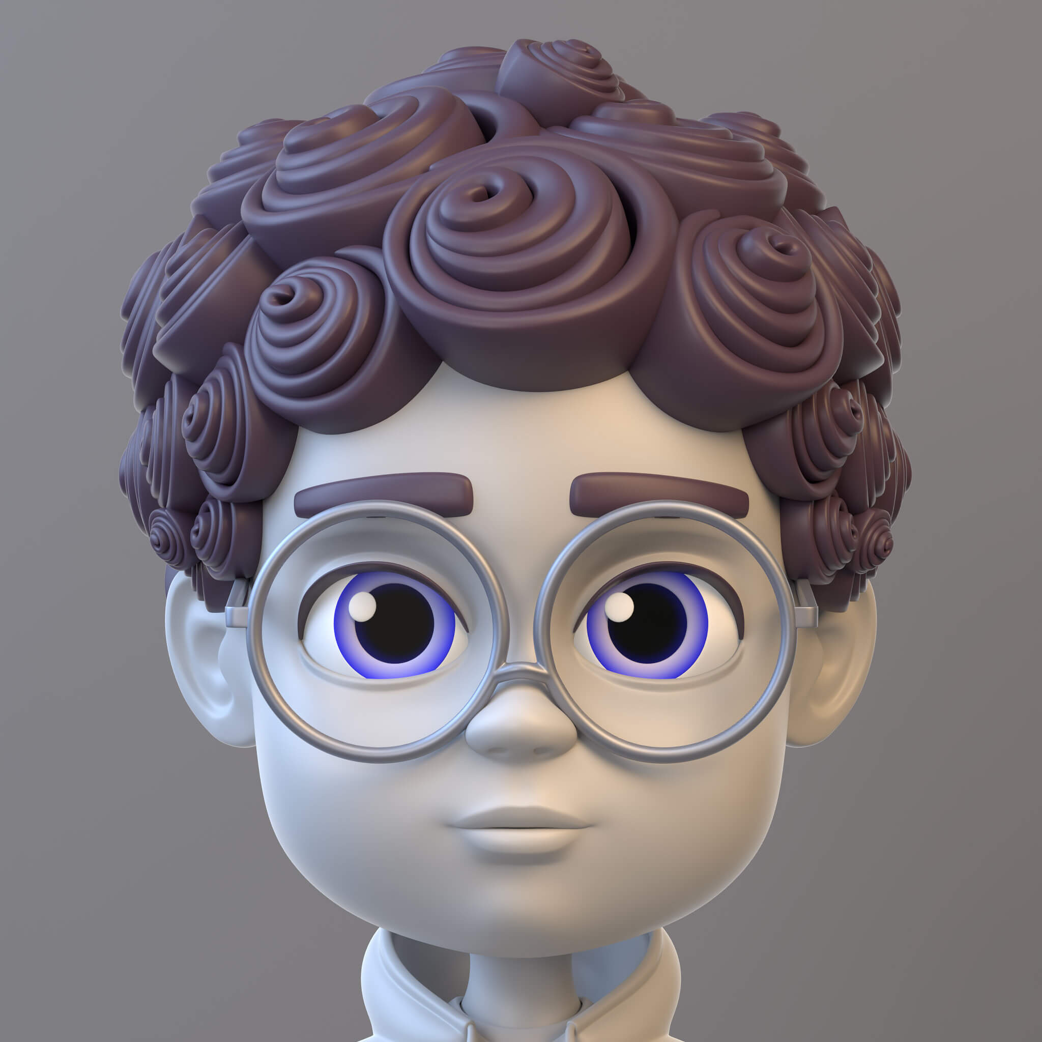 Cartoon Teenage Boy - 3D Model by samsimsom