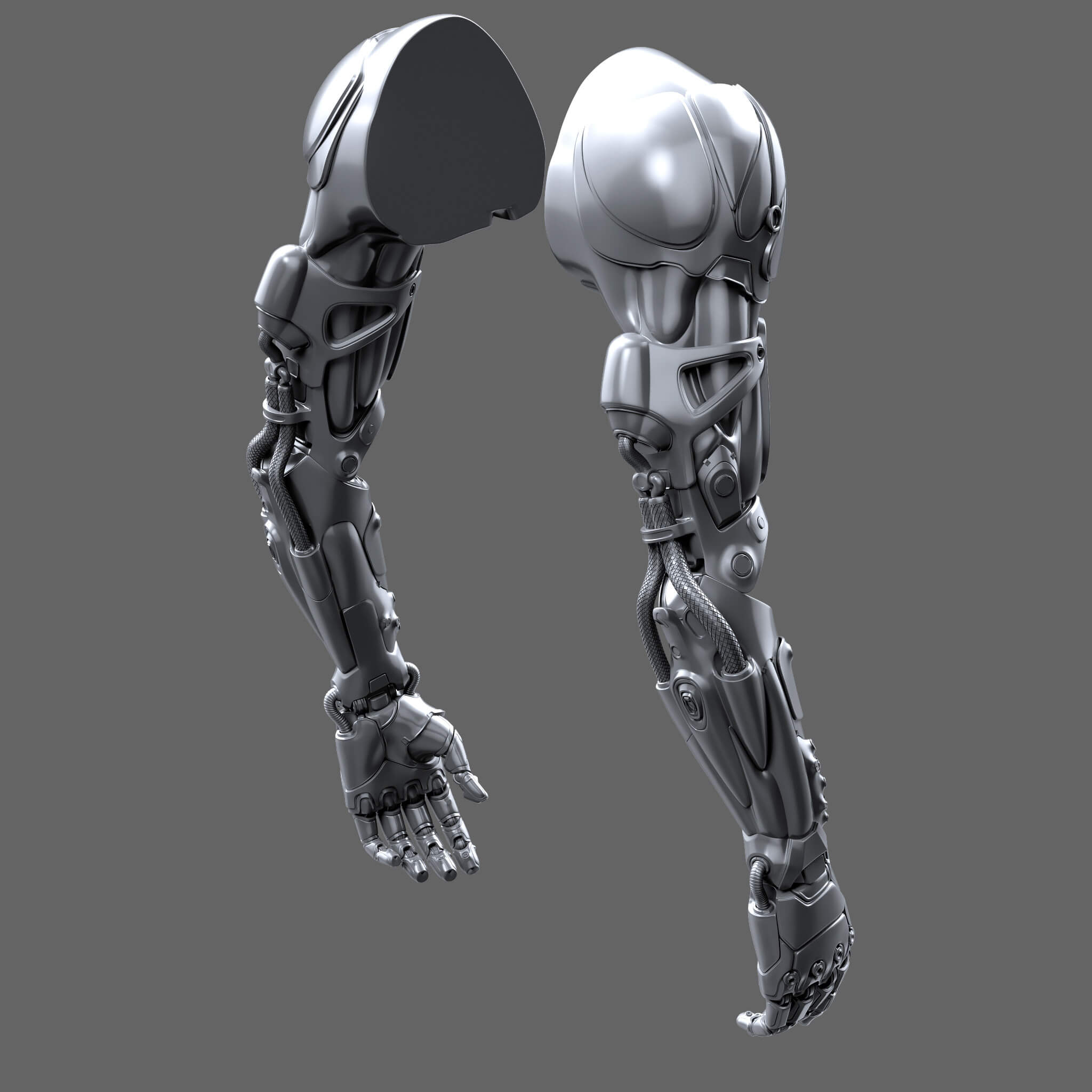 Cyberpunk Arm Augment - 3D Model by samsimsom