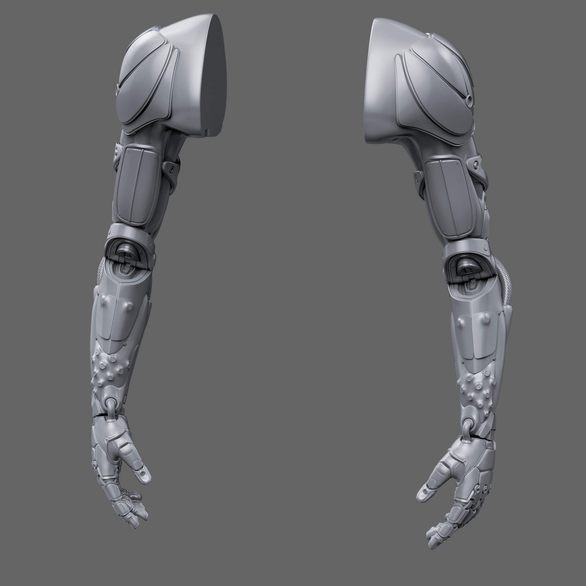 Cyberpunk Arm Augment - 3D Model by samsimsom