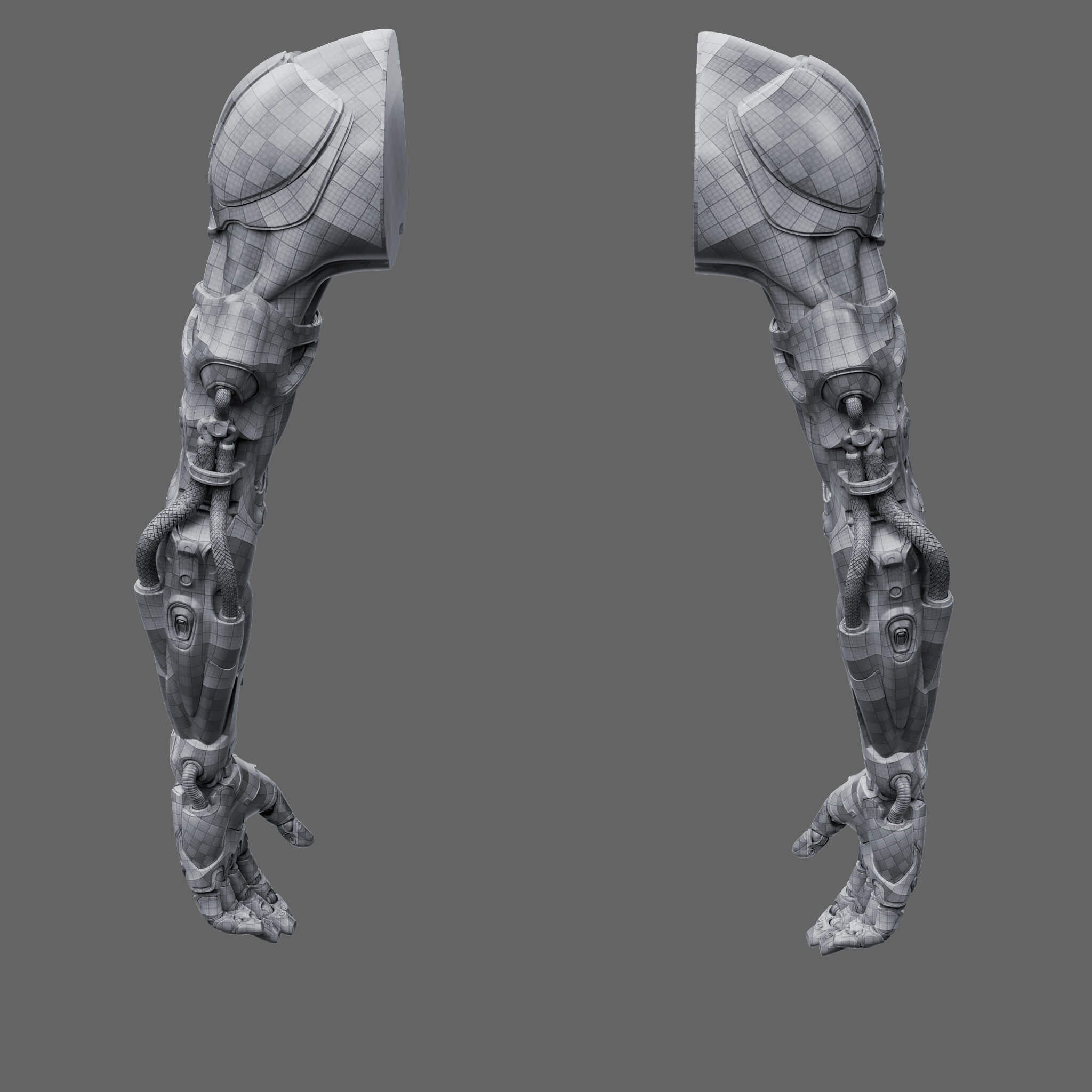 Cyberpunk Arm Augment - 3D Model by samsimsom