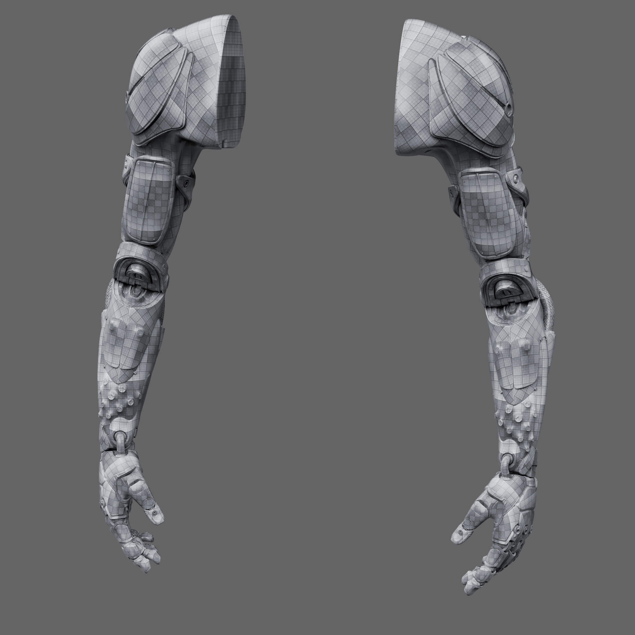 Cyberpunk Arm Augment - 3D Model by samsimsom