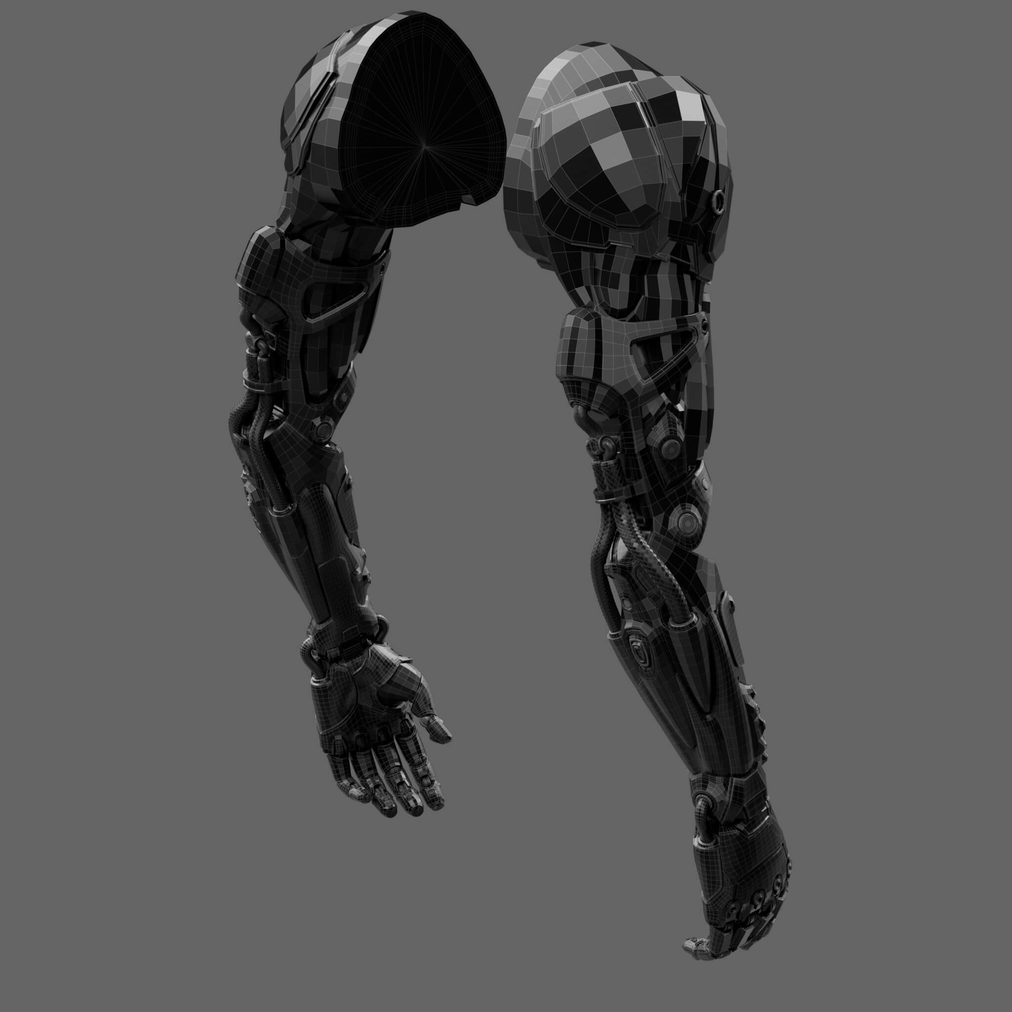 Cyberpunk Arm Augment - 3D Model by samsimsom