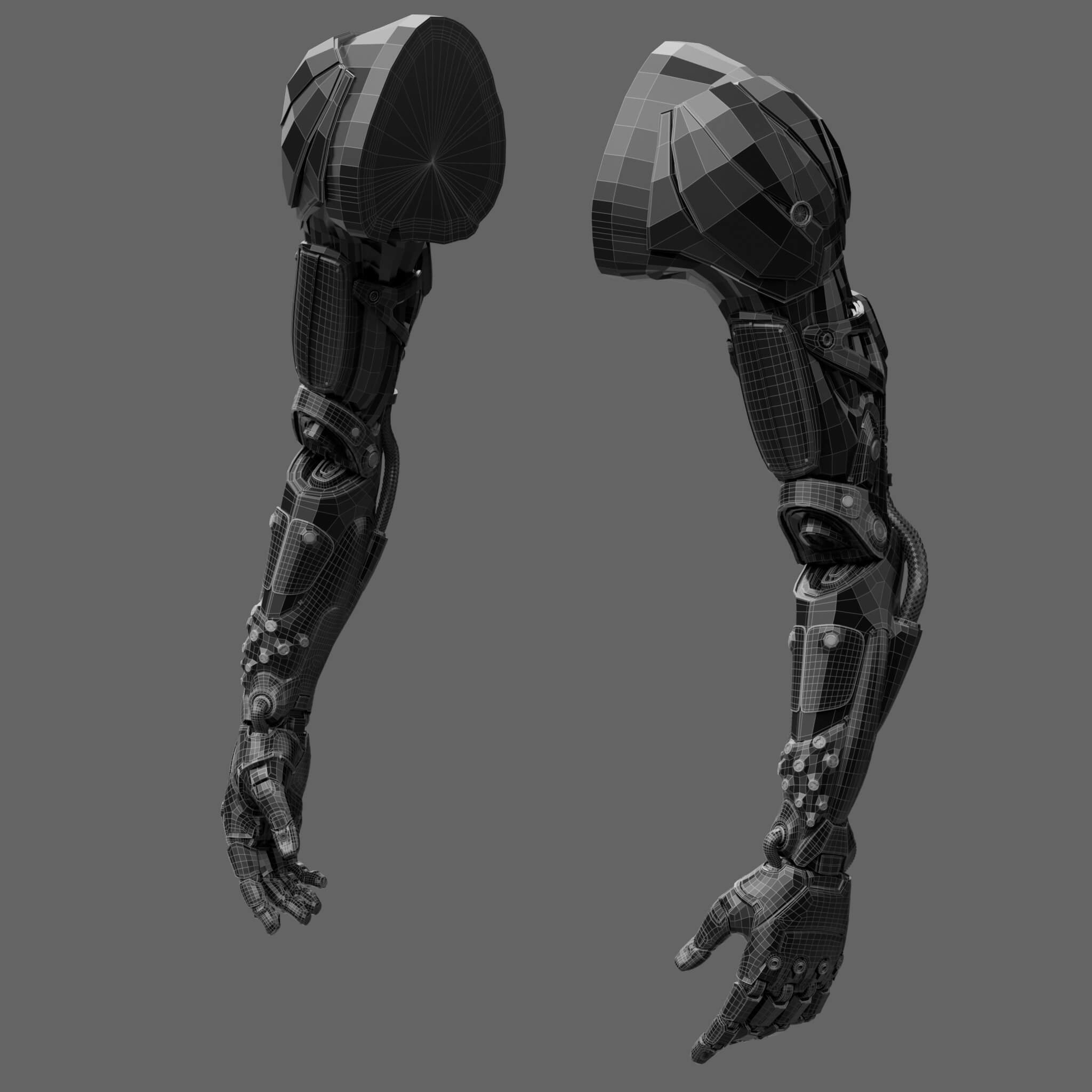 Cyberpunk Arm Augment - 3D Model by samsimsom