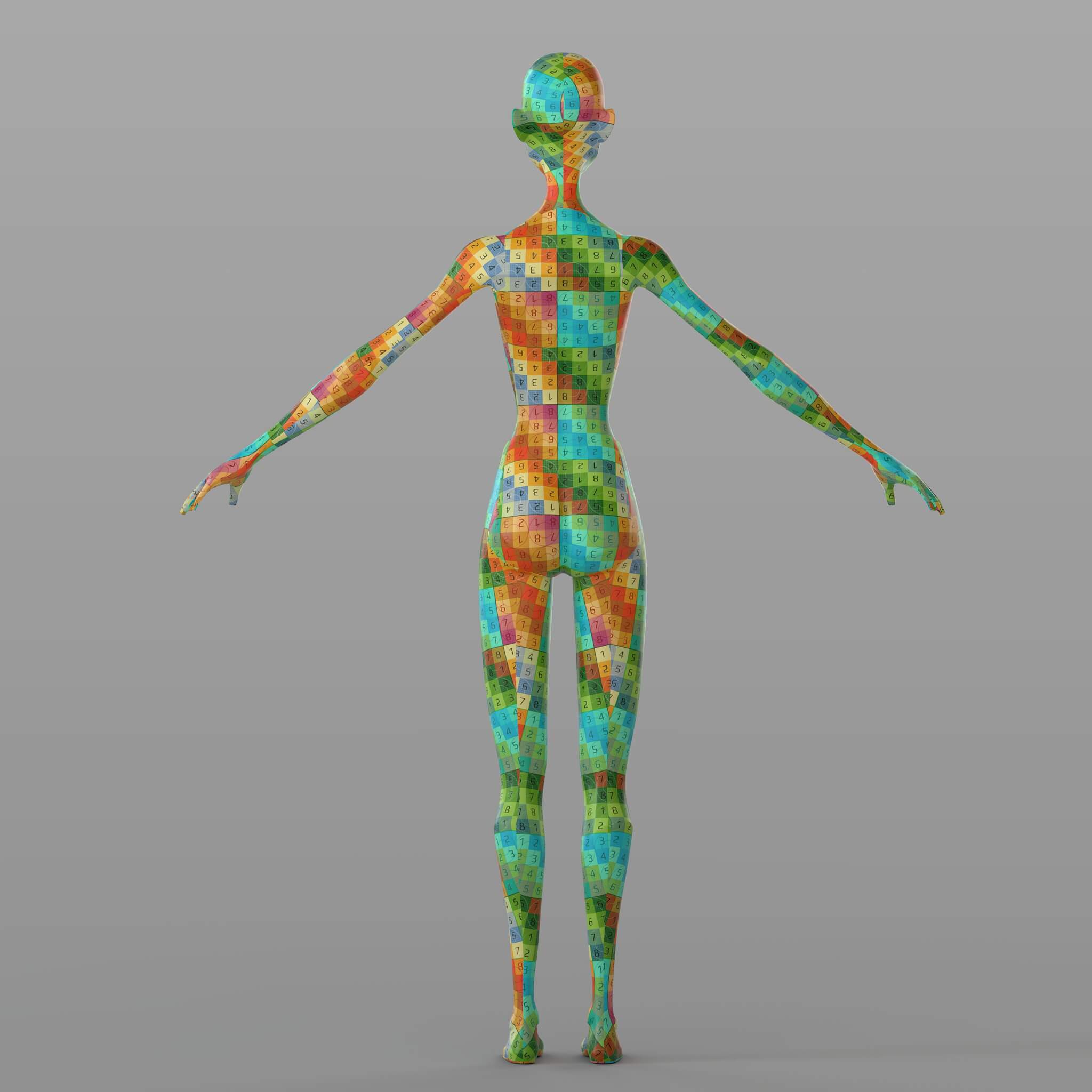 Stylised Female Base - 3D Model by samsimsom