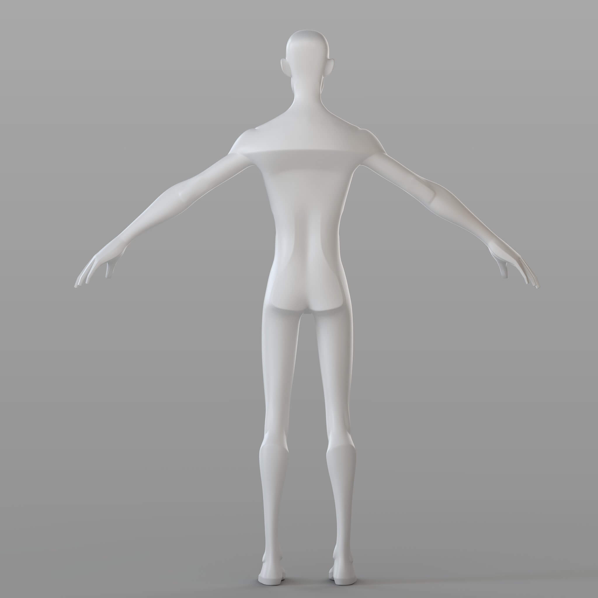 Stylised Male Base - 3D Model by samsimsom