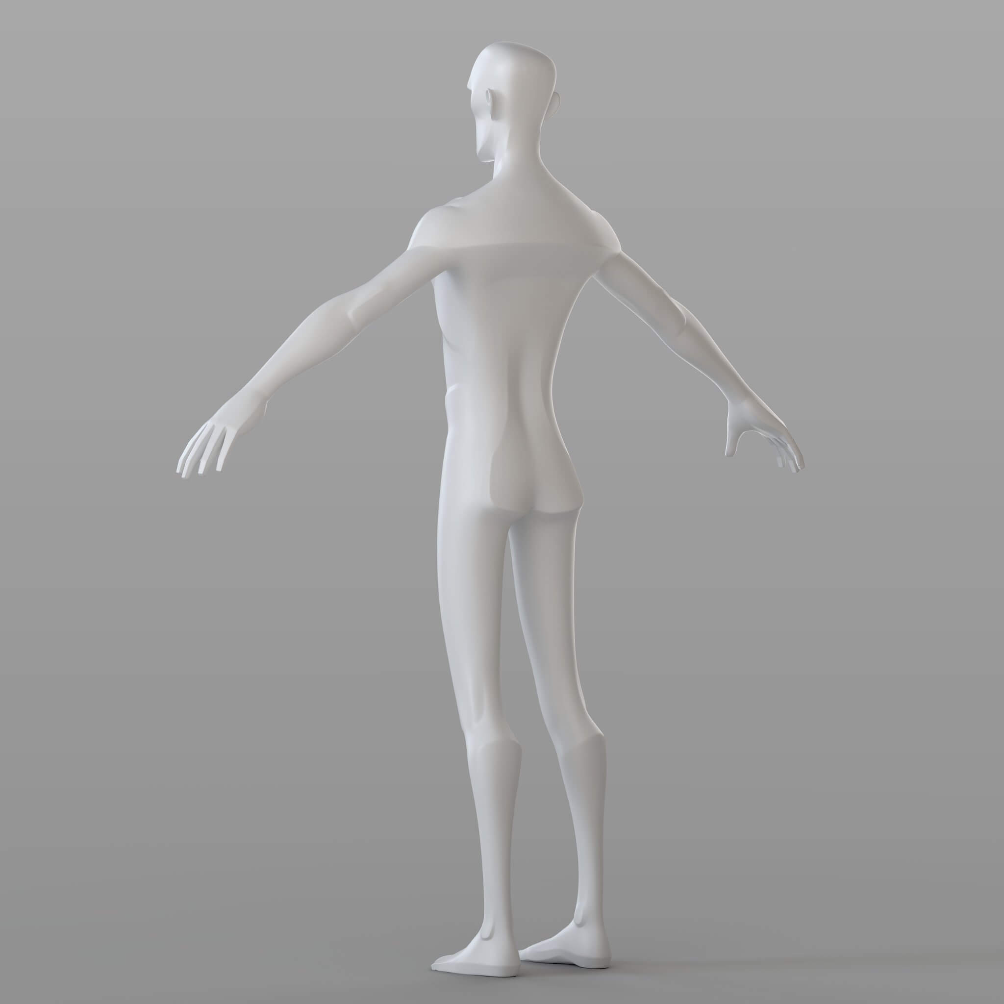 Stylised Male Base - 3D Model by samsimsom