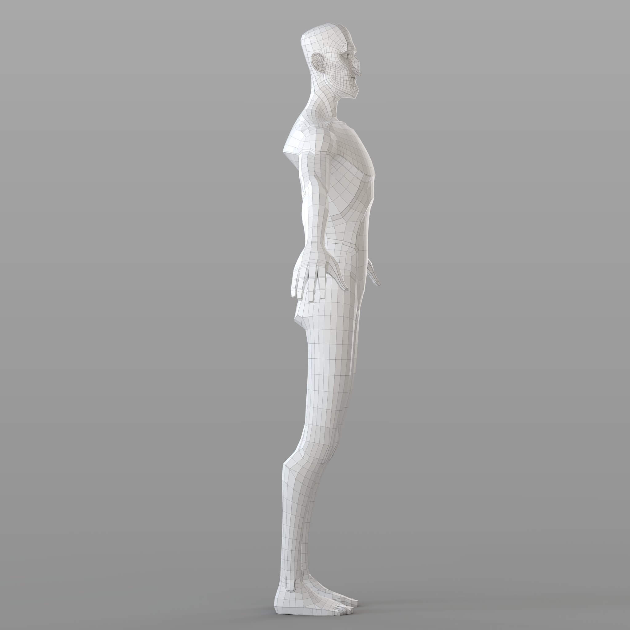 Stylised Male Base - 3D Model by samsimsom