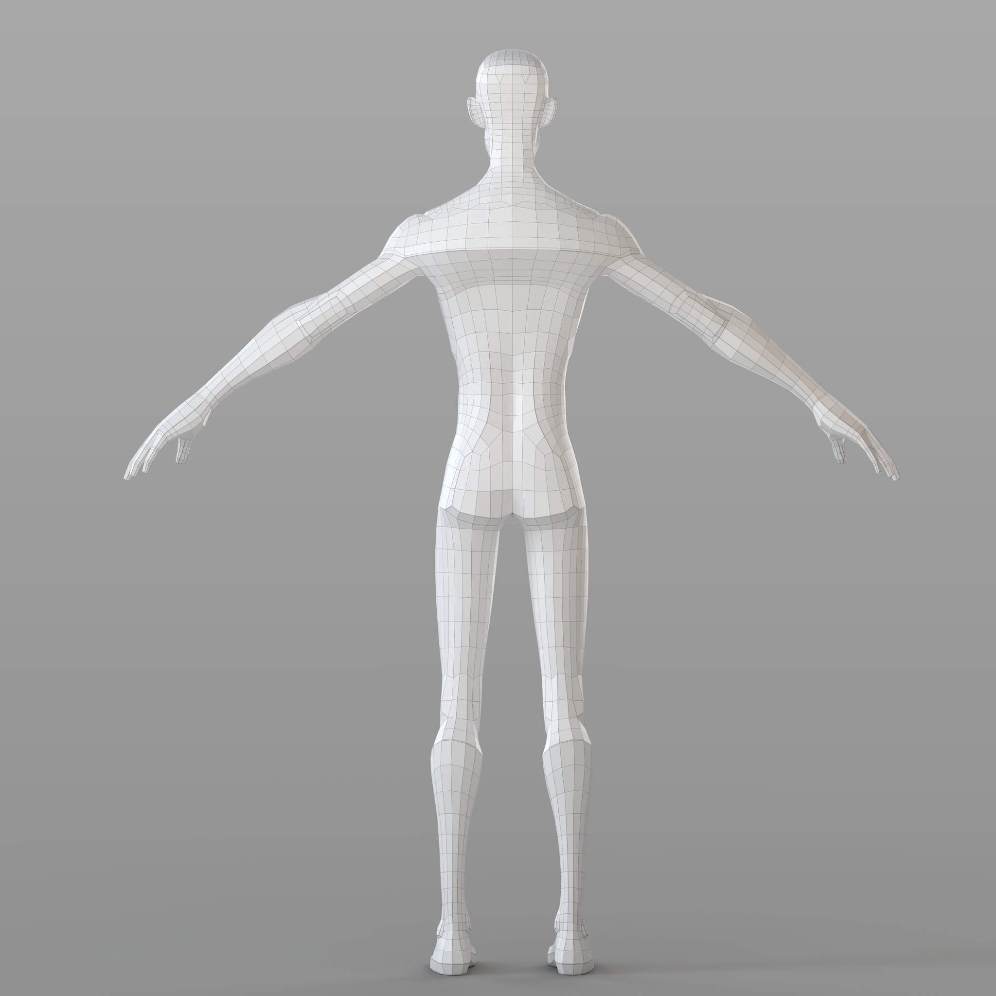 Stylised Male Base - 3D Model by samsimsom