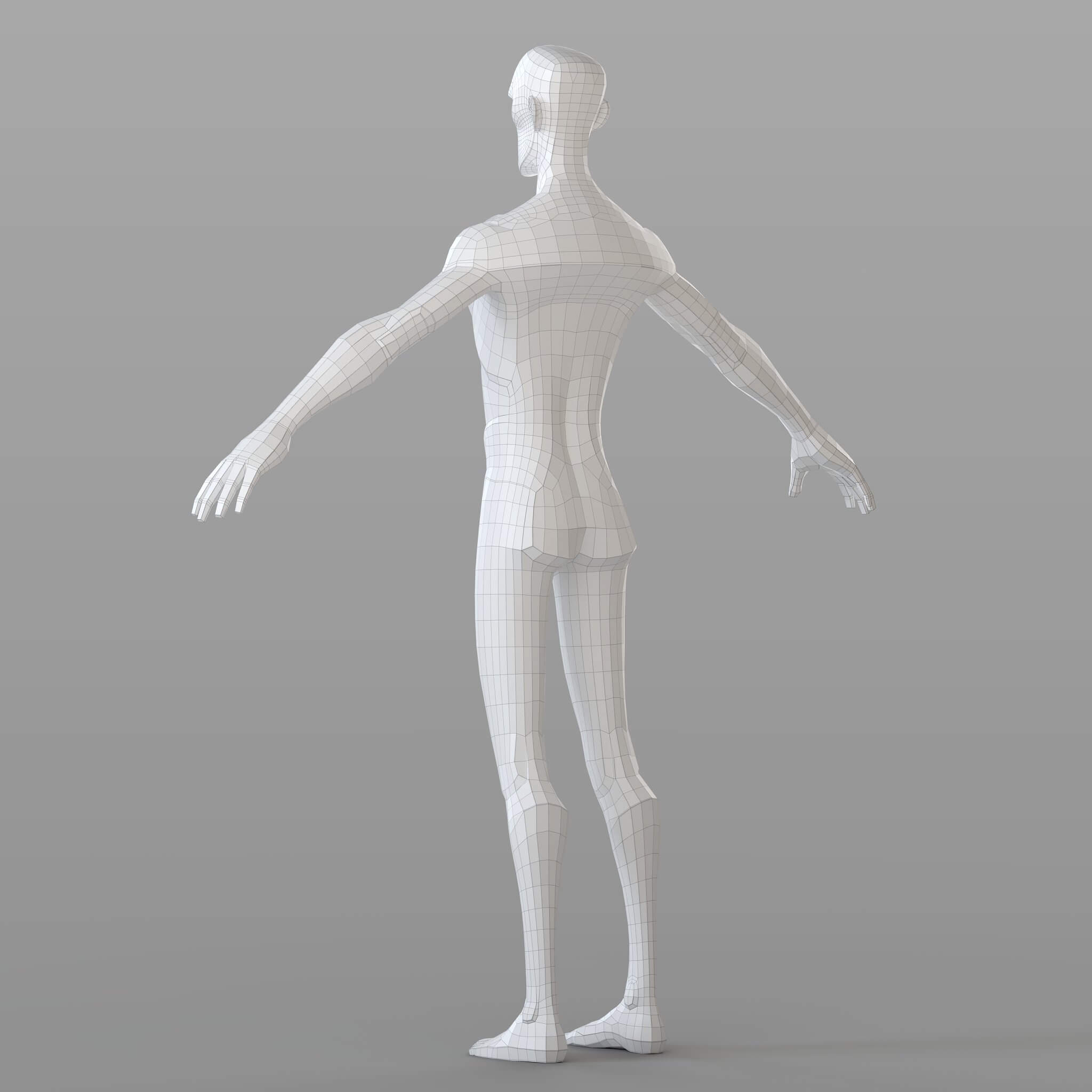 Stylised Male Base - 3D Model by samsimsom