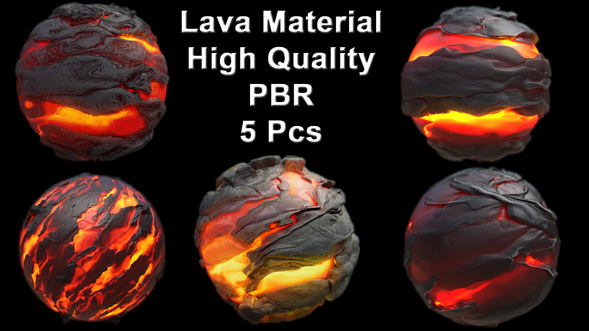 Lava Material Pack by samurart